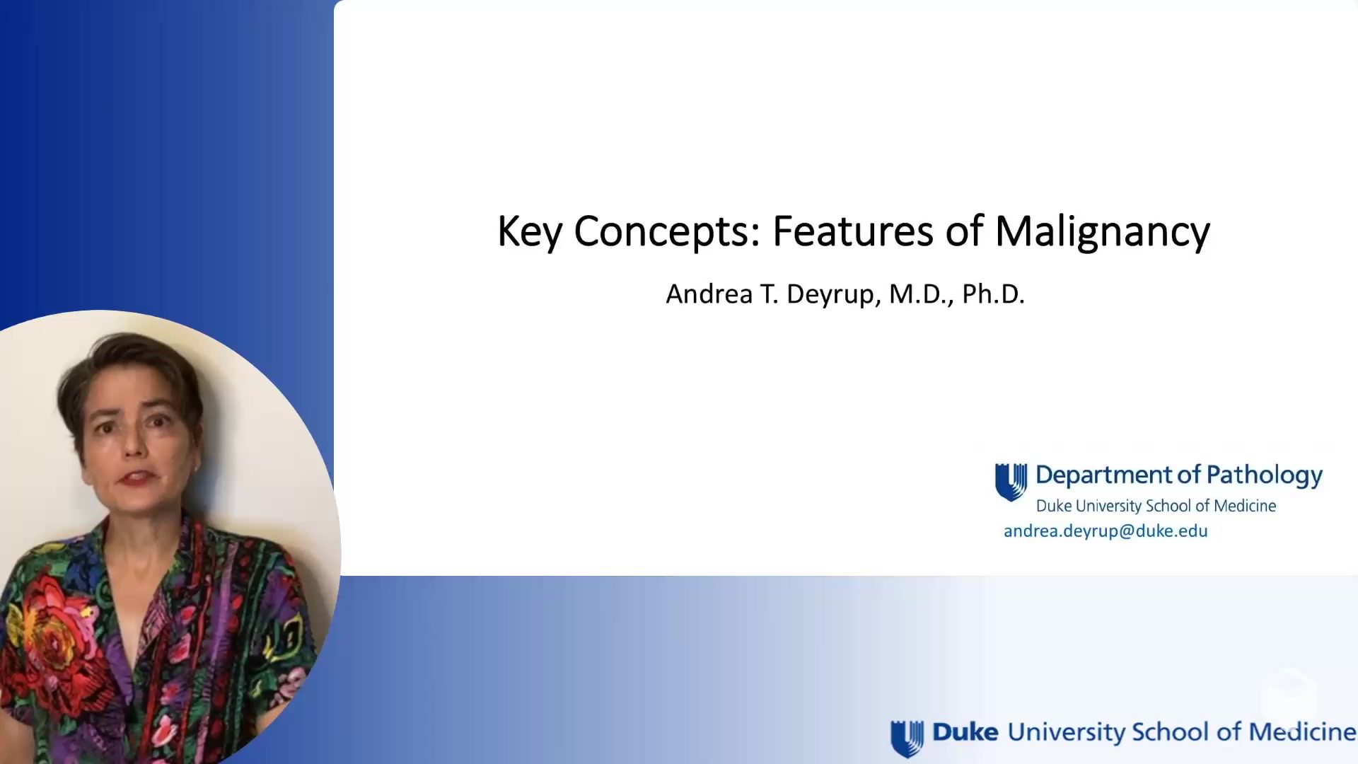 Key Concepts: Features of Malignancy (14:22)